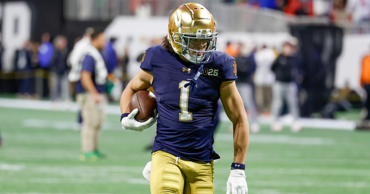 Notre Dame Wide Receiver Jaden Greathouse Is Poised For A Major ...