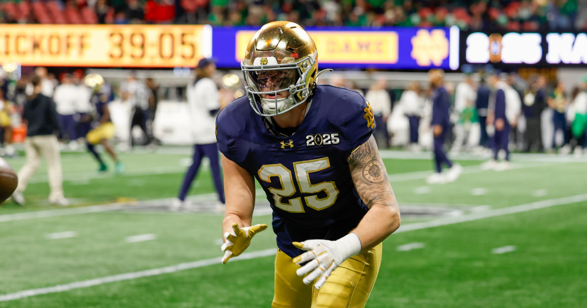 Linebacker Preston Zinter Could Be A Secret Weapon On Notre Dame's ...