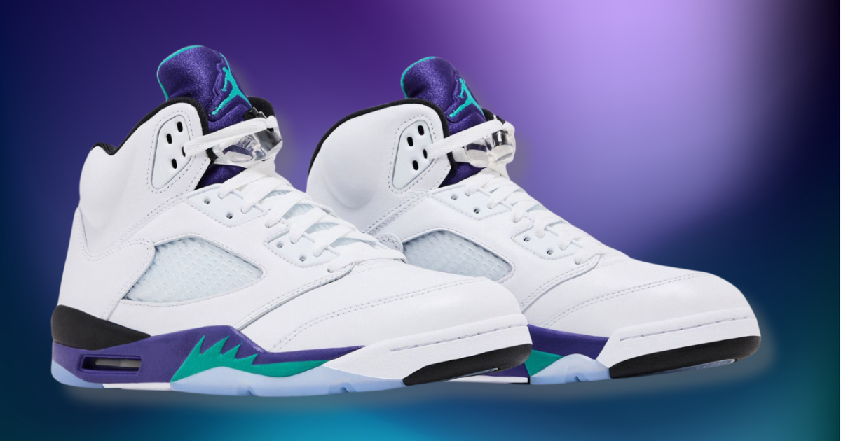 Jordan Brand Confirms OG 'Grape' 5 Release Date for 2025 - Athlon Sports