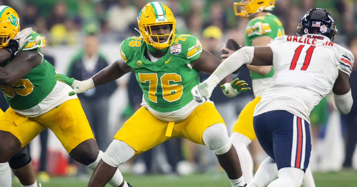 2025 NFL Draft Scouting Report: Oregon OT Josh Conerly Jr. - Athlon Sports