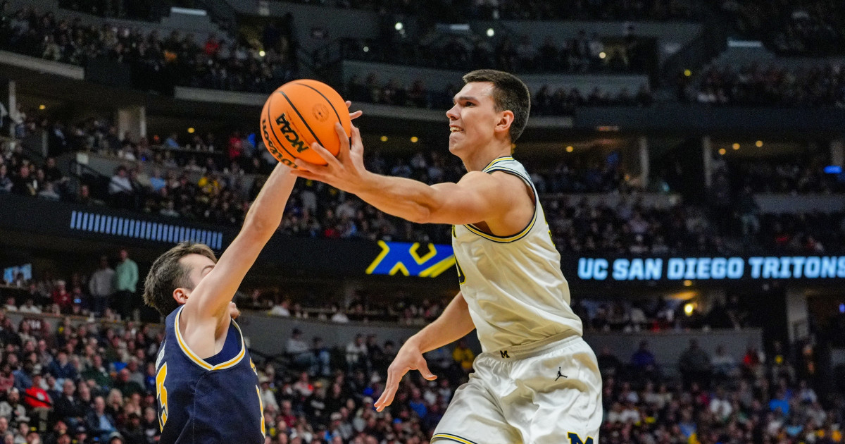 Michigan Fans Question Alleged Bad Call on Center Vladislav Goldin vs ...