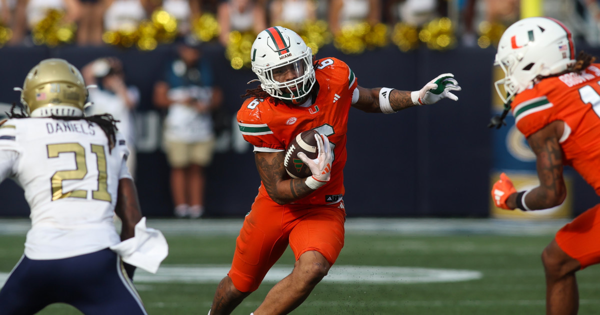 Miami Back Damien Martinez Offers Mid-Round Draft Value - Athlon Sports