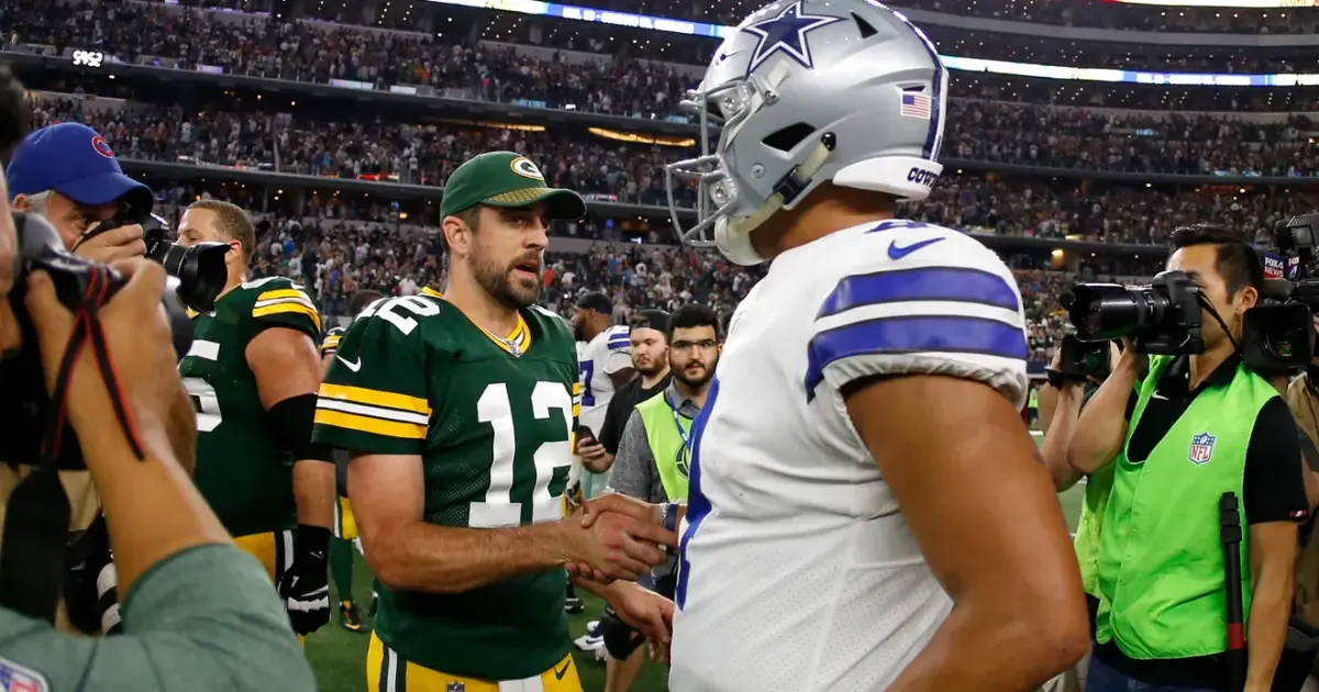 Dallas Cowboys Avoid Aaron Rodgers Rivalry As Russell Wilson Signs With New York Giants - Athlon ...