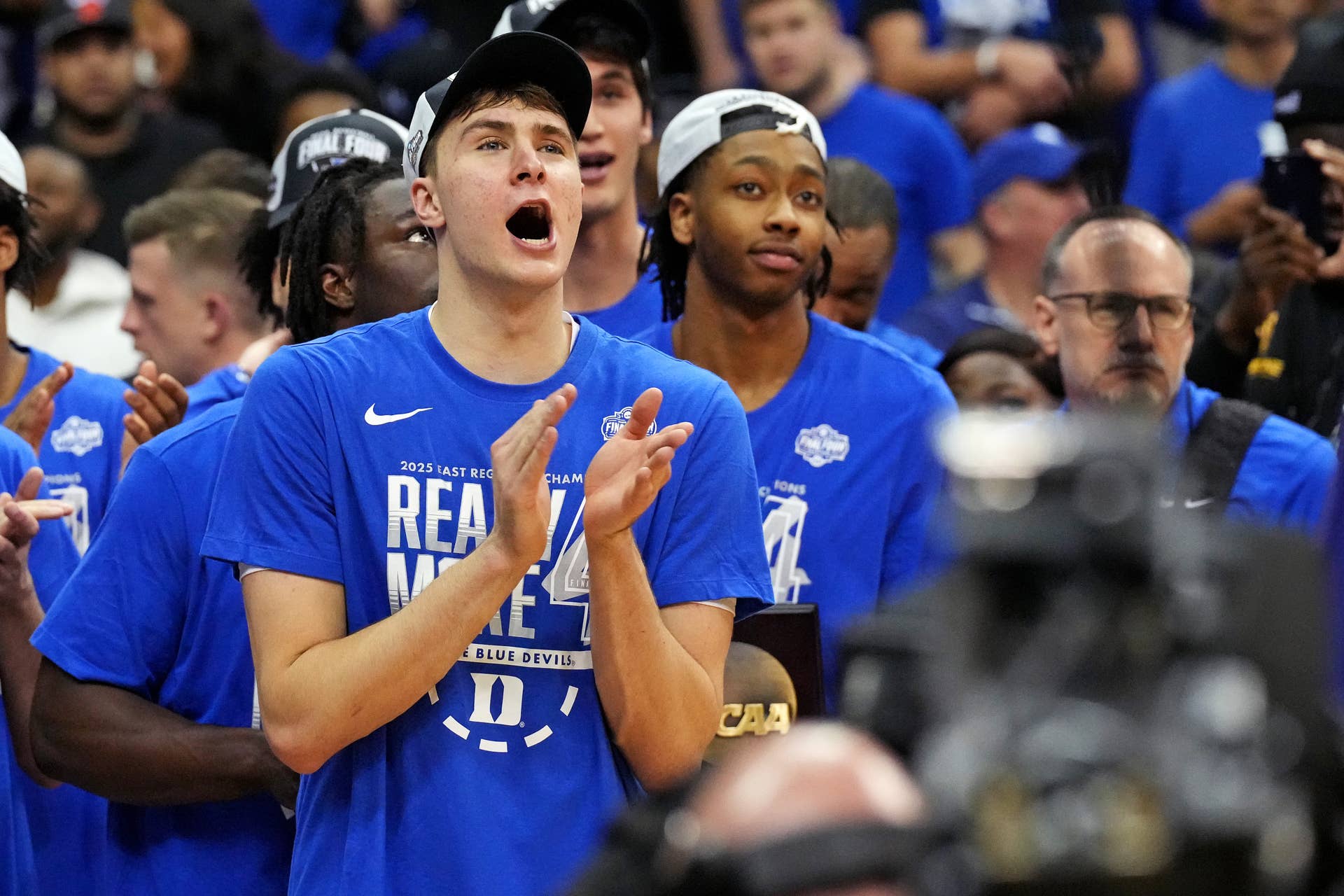 Duke Reveals Locker Room 'Fight' After Elite Eight Win vs. Alabama ...