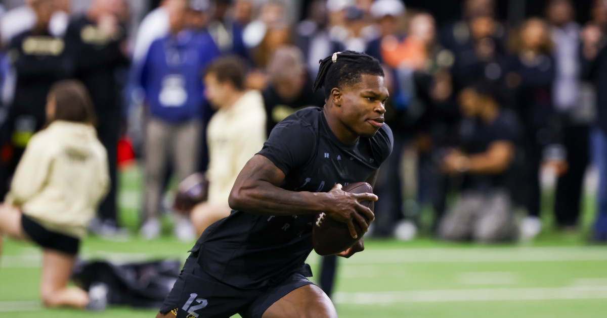 New York Giants Two-Way Draft Target Travis Hunter's Pro Day Provides ...