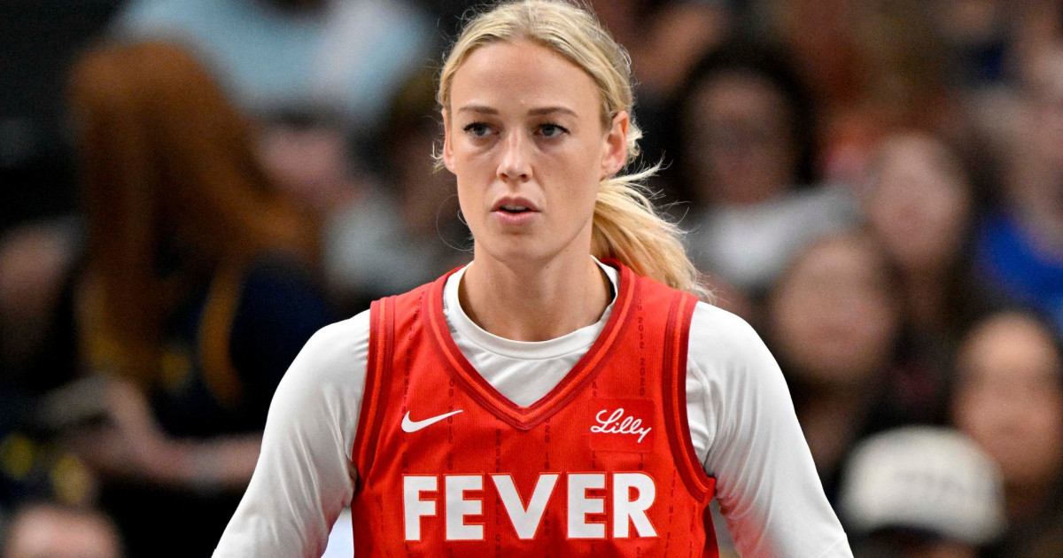 Fever Star Sophie Cunningham Reacts After ESPN Catches Her Pregame Antics - Athlon Sports