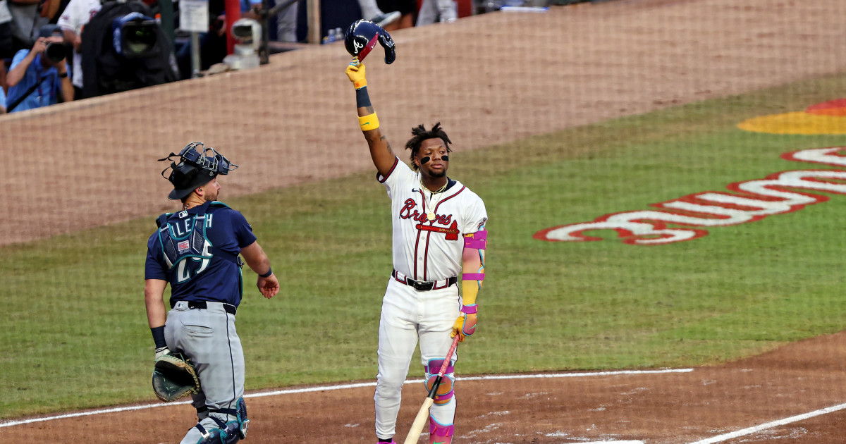 Fans Are Stunned By ‘Perfect’ Ronald Acuña Jr. Throw Against Yankees - Athlon Sports