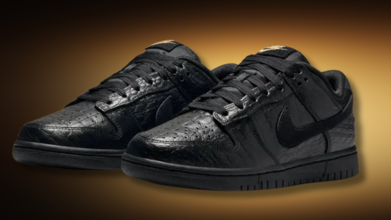 Nike Dunk Low ‘Crocodile Black’ is Sleek, Stylish, & Goes with ...