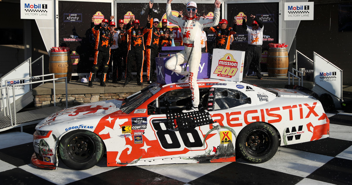 Connor Zilisch Transported to Local Hospital After Victory Lane Fall ...