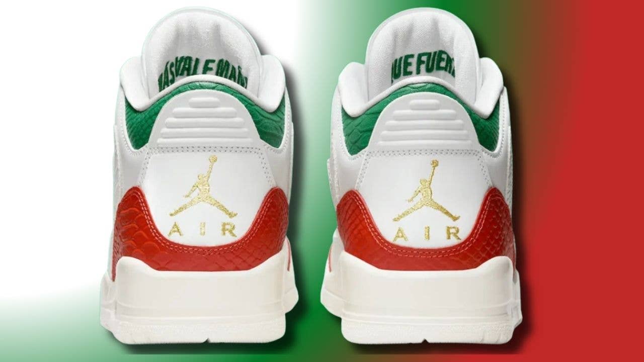 Air Jordan 3 Mexico “El Vuelo” is the Mexican Independence Day Sneaker ...