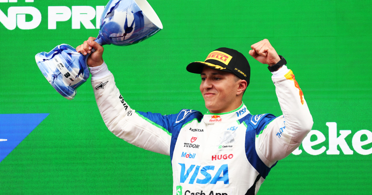 Isack Hadjar’s Dutch GP Trophy Snaps Apart During Team Photo Chaos ...