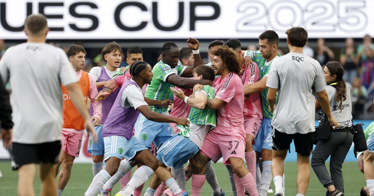 Punches Thrown! Inter Miami Vs Seattle Sounders Ends In a Brutal Fight ...