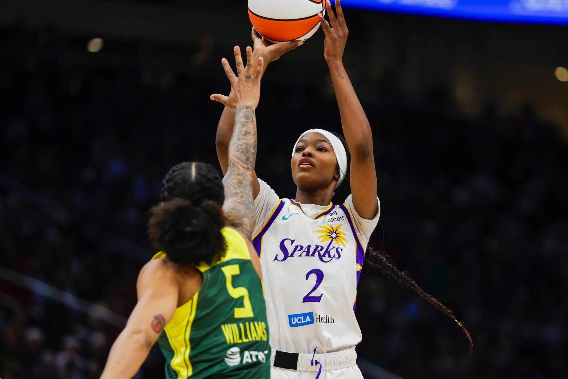 Rickea Jackson Stuns in Daring Pink Outfit Ahead of LA Sparks Game ...
