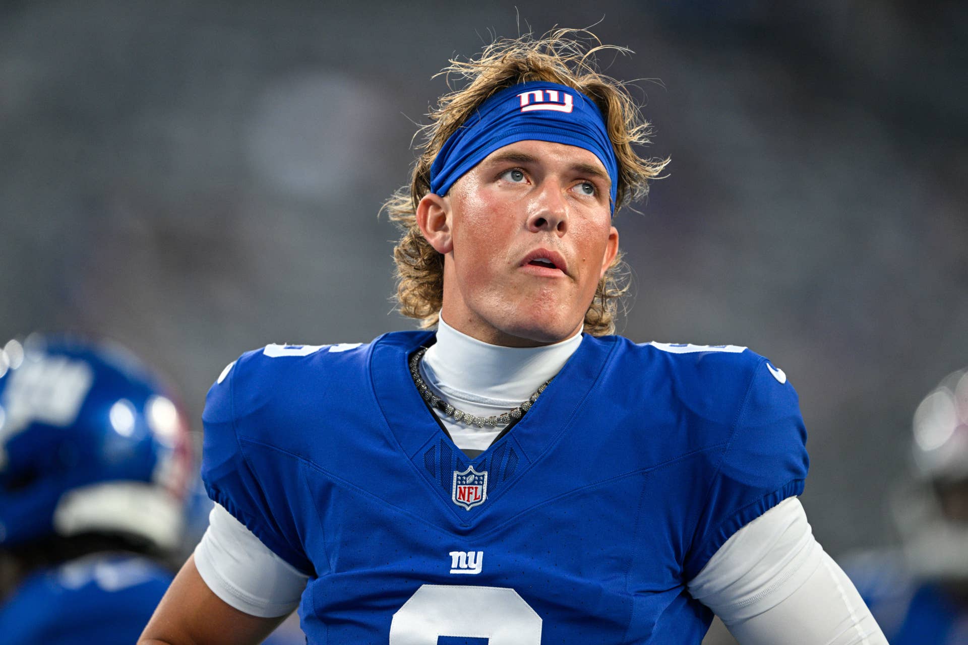 Jaxson Dart’s Reaction to Cam Skattebo’s Injury Catches Attention Amid ...