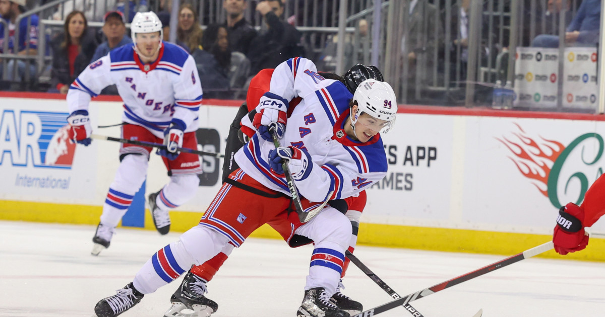 Gabe Perreault Is the Rangers’ Early Preseason Standout - Athlon Sports