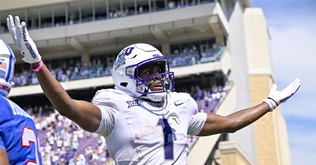 TCU WR Eric McAlister Announces His Presence with Authority - Athlon Sports