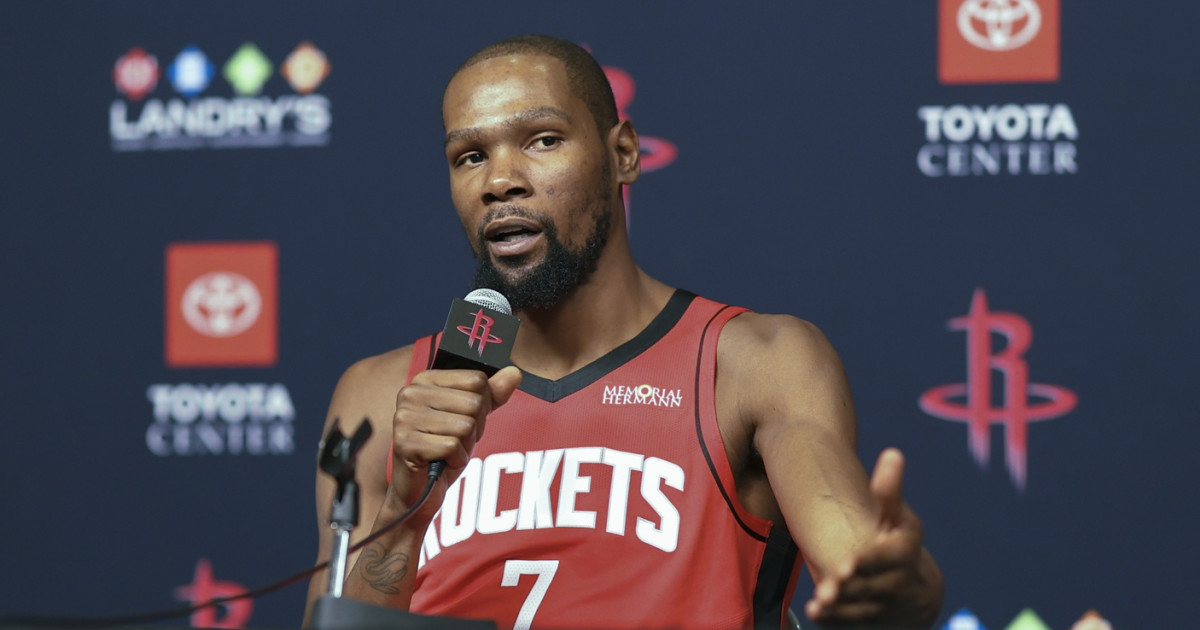Rockets Announce Kevin Durant's First Game in Houston - Athlon Sports