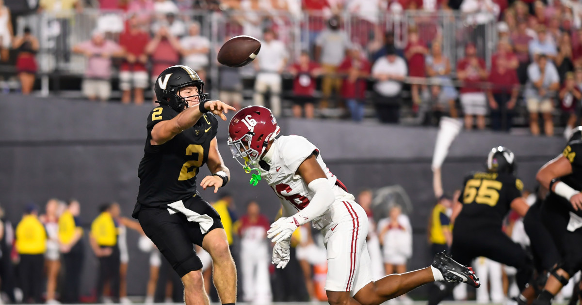 Diego Pavia Leads Vanderbilt With National Title Mindset Into Alabama ...