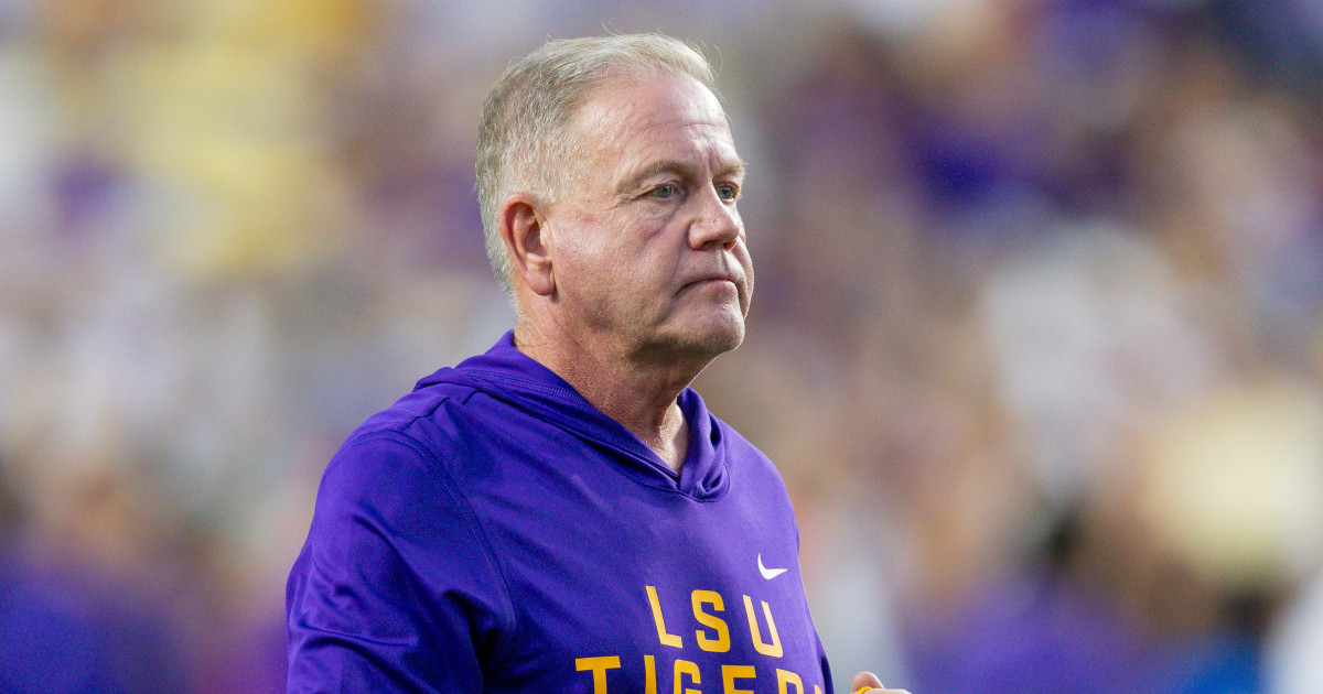 Brian Kelly, LSU Receive Bad News Before Vanderbilt Game - Athlon Sports