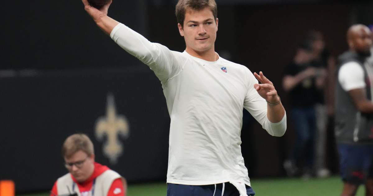 Drake Maye, Patriots Get Positive Injury Update Ahead of Titans Matchup ...