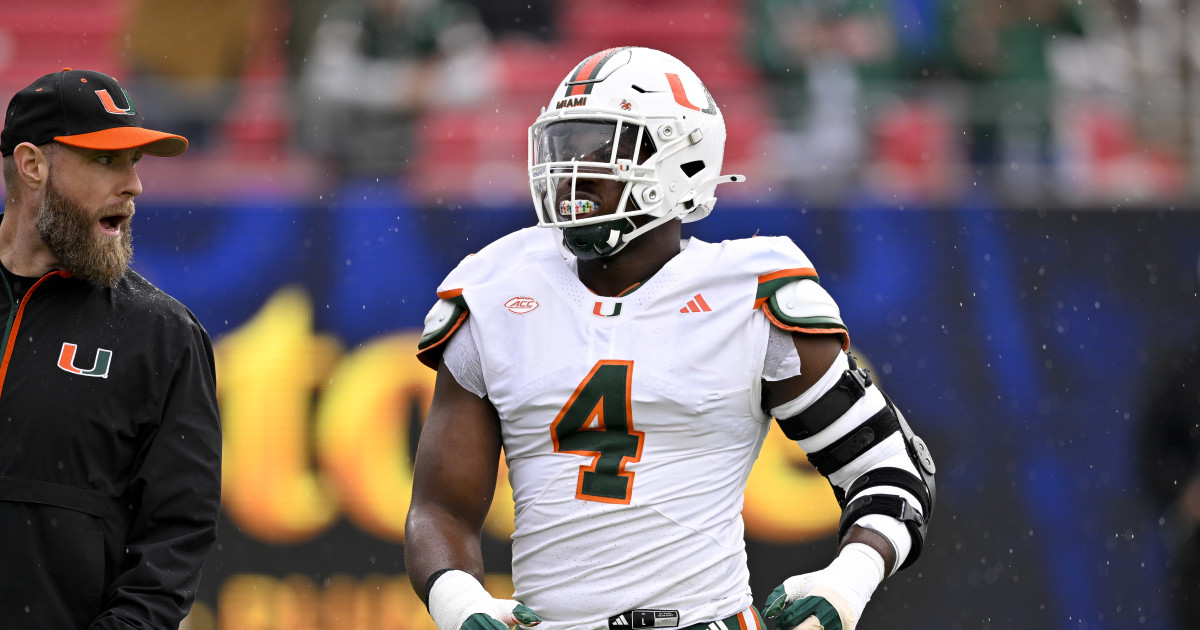 Miami Announces Rueben Bain Jr. News on Wednesday - Athlon Sports