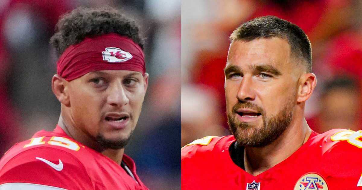 Chiefs QB Patrick Mahomes Reacts to Travis Kelce News on Sunday ...