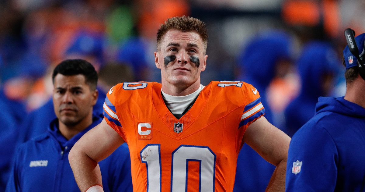 Nick Foles Had Words After Broncos QB Bo Nix’s Season-Ending Injury ...