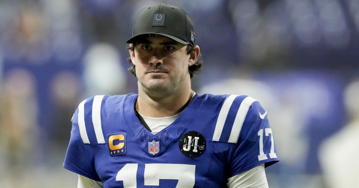 Colts Announce Daniel Jones News After Leaving Jaguars Game - Athlon Sports