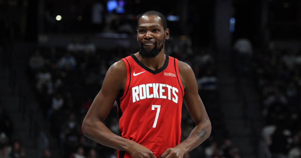 NBA Makes Kevin Durant Announcement During Rockets Game - Athlon Sports