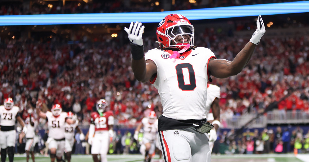 Georgia Running Back Enters College Football Transfer Portal - Athlon ...