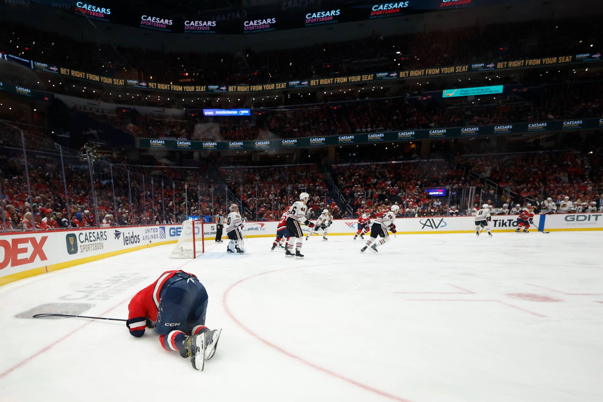Alex Ovechkin Shows Chipped Tooth After Brutal Mouth Hit in Blackhawks ...