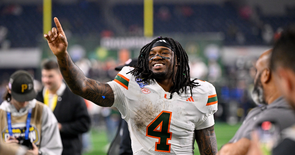 Miami RB Mark Fletcher Jr. Announces Career News Before Ole Miss Game ...