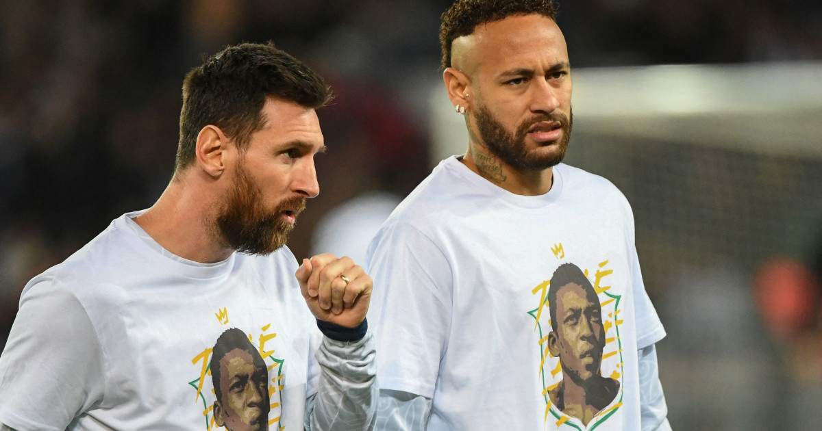 Neymar Jr. Teases Lionel Messi Move Outside MLS - Athlon Sports