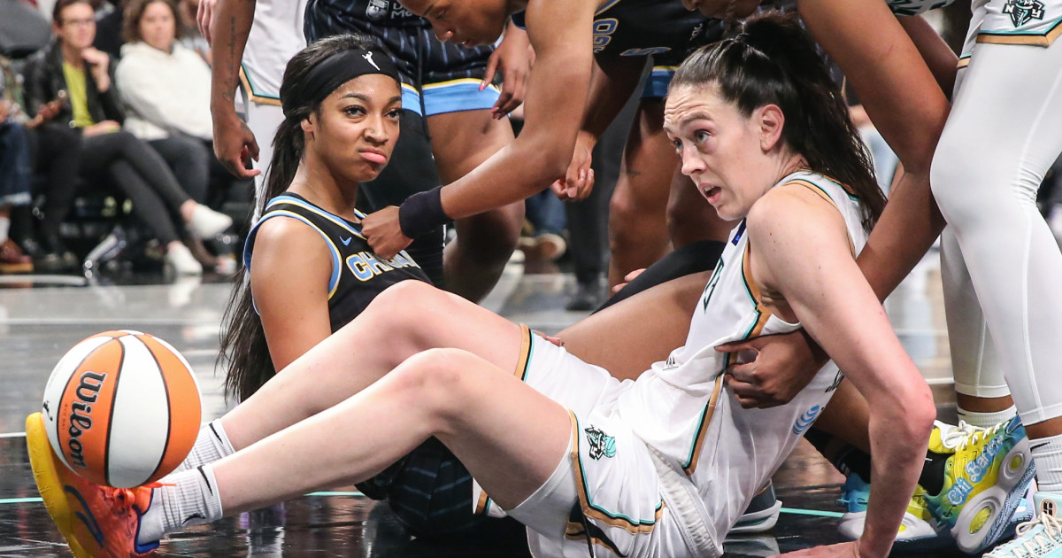 Angel Reese Gets Shoved to Floor by Former WNBA MVP - Athlon Sports