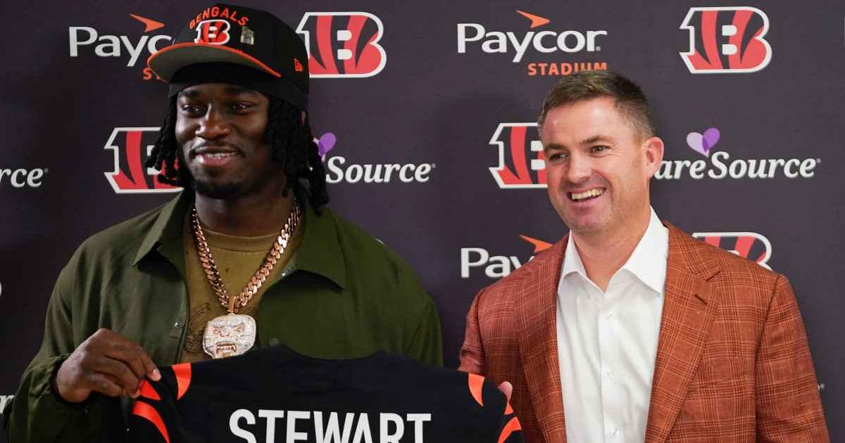 Zac Taylor Reacts to Cincinnati Bengals Rookie Shemar Stewart Skipping ...