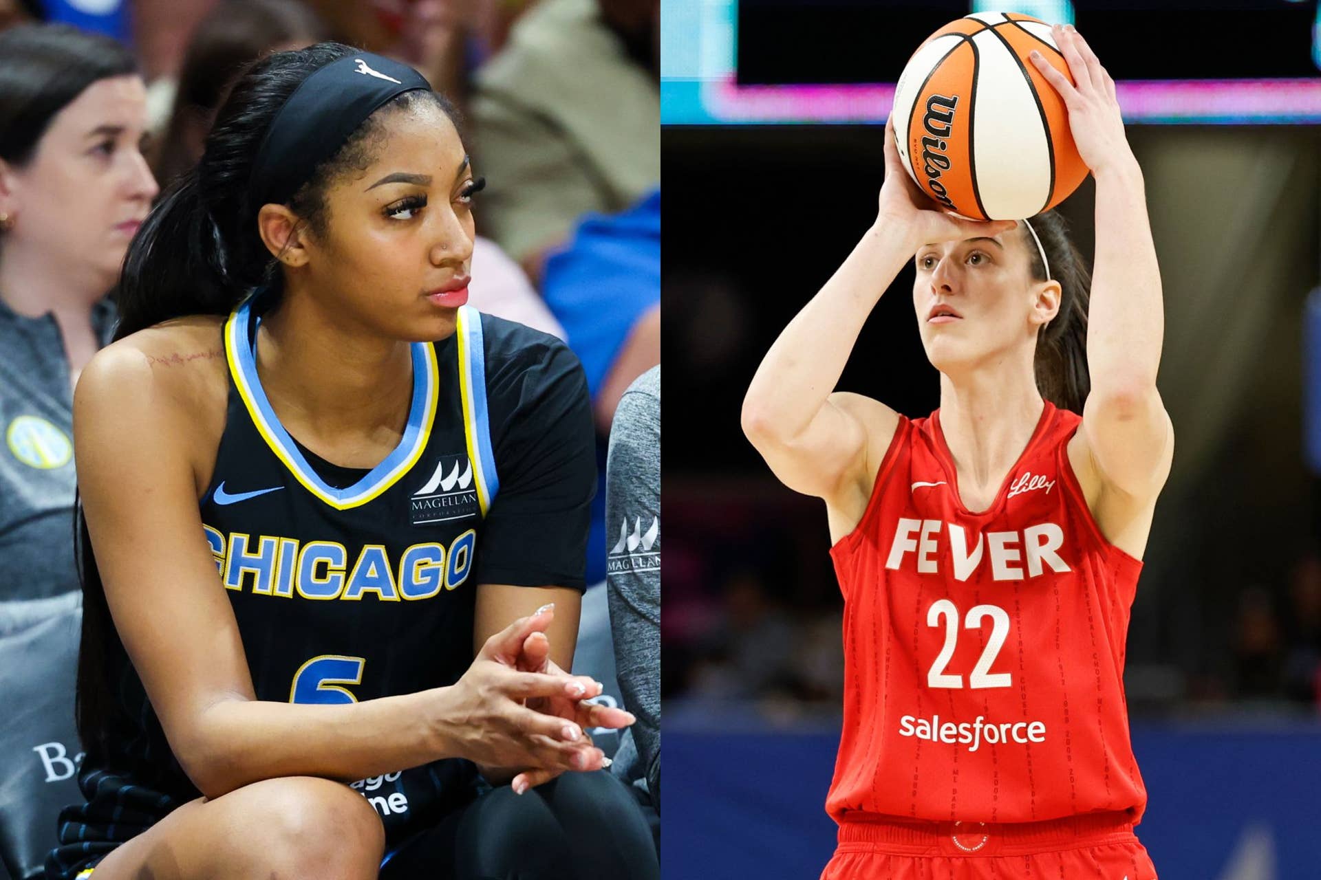 Caitlin Clark 3-Pointer Draws Angel Reese Reaction From the Bench ...
