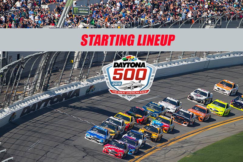 Nascar Race Line Up