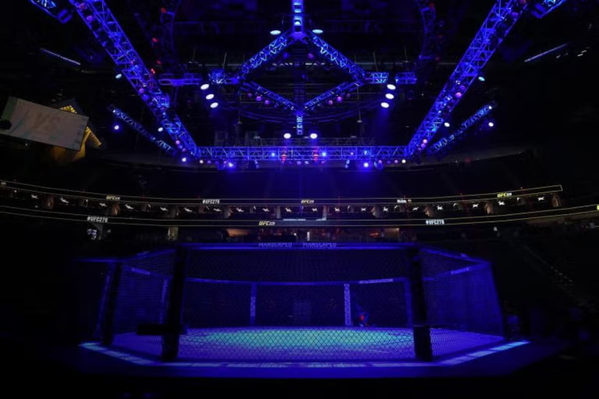 empty ufc octagon